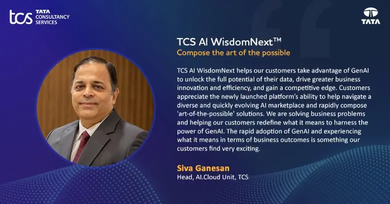 TCS Launches WisdomNextTM, an industry-first GenAI Aggregation Platform